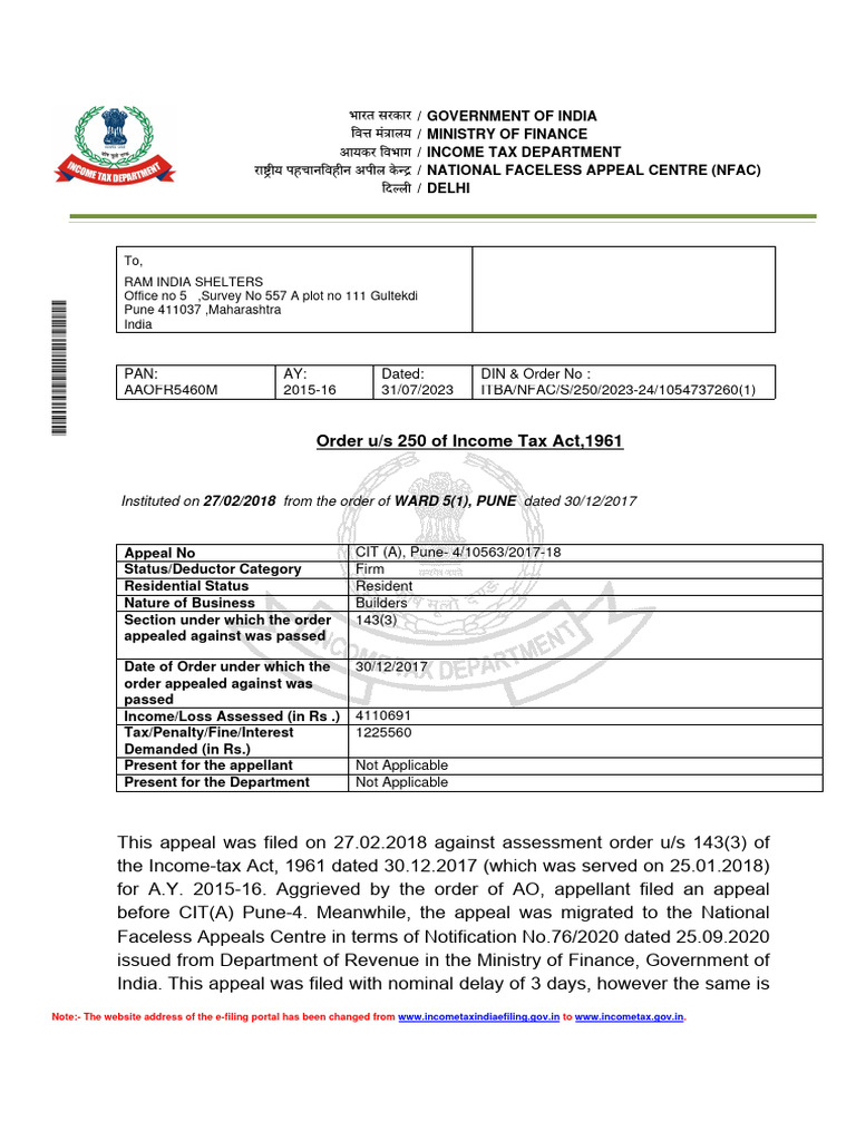 Cit (A) | PDF | Legal Liability | Government