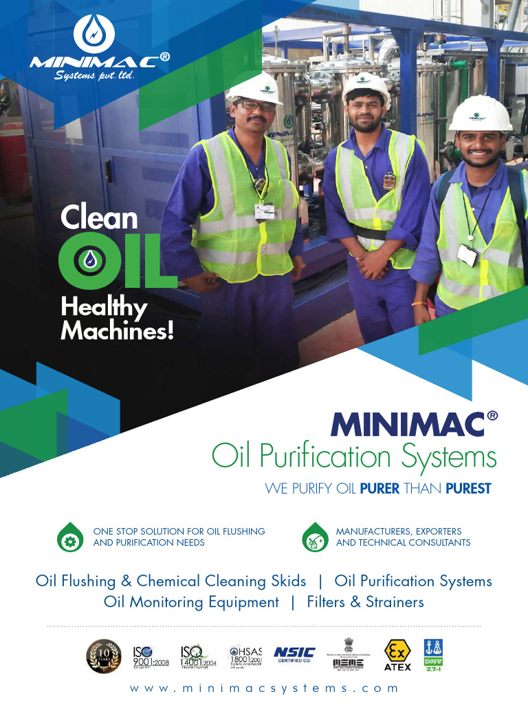 Minimac Brochure | PDF | Filtration | Water Purification