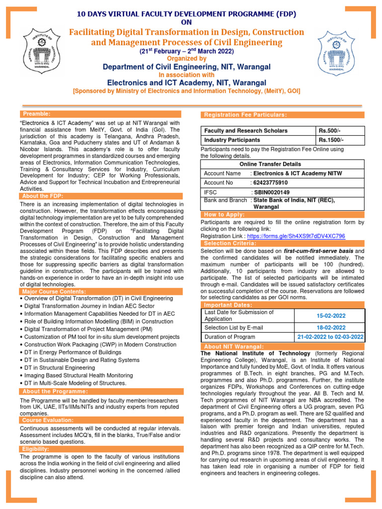FDP Brochure | PDF