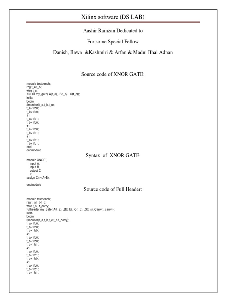 Half Header Data Structure in Xilinx | PDF | Electronic Circuits ...