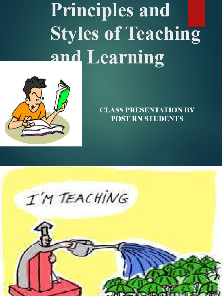 Unit IV - Principles and Styles of Teaching and Learning | PDF ...