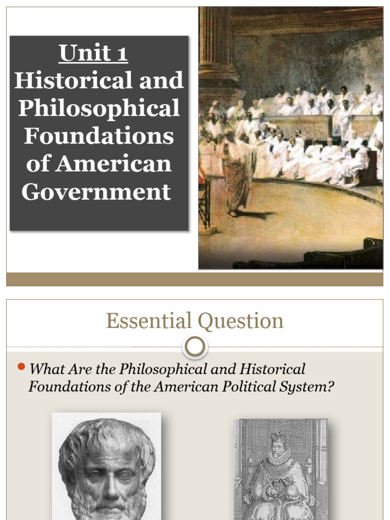 We The People Unit 1 Power Point | PDF | Constitution | Government