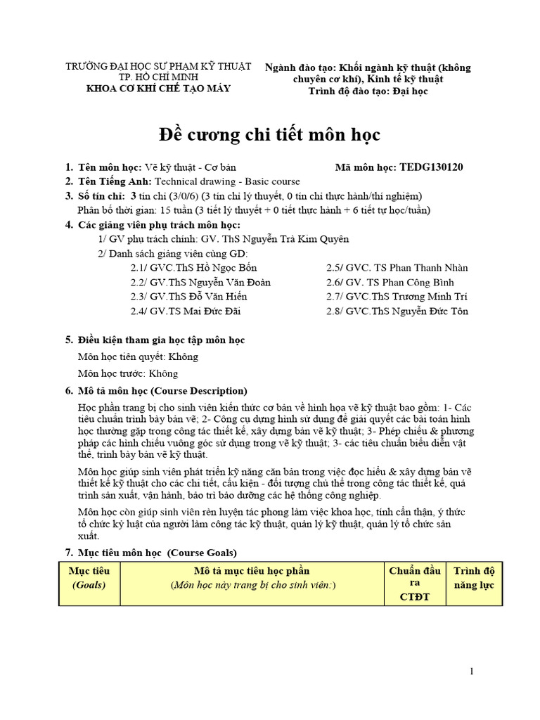 01-150tc-TEDG130120 - Ve Ky Thuat - Co Ban - 3tc - Rev01 | PDF