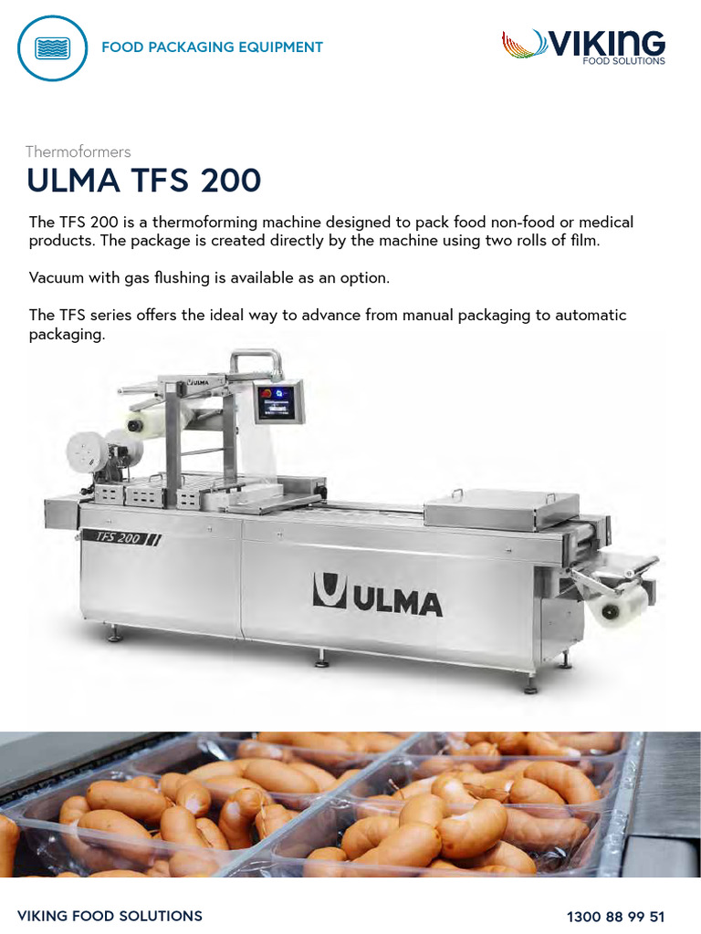 Ulma TFS 200 | PDF | Innovation | Economies