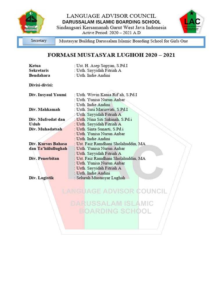 Contoh Laporan Pertanggung Jawaban | PDF