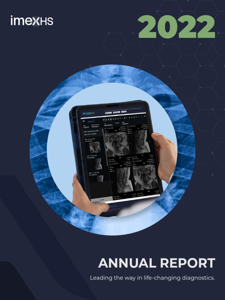 annual report imexhs 2022 1 | PDF | Cloud Computing | Medical Imaging