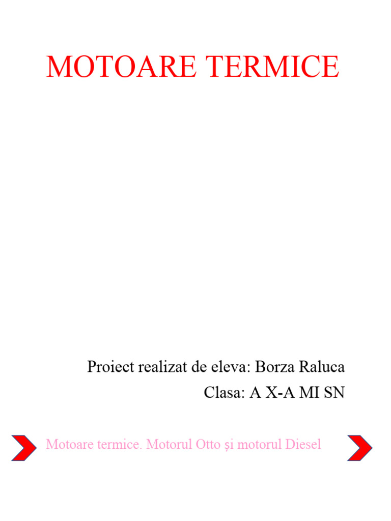 Motoare Termice | PDF