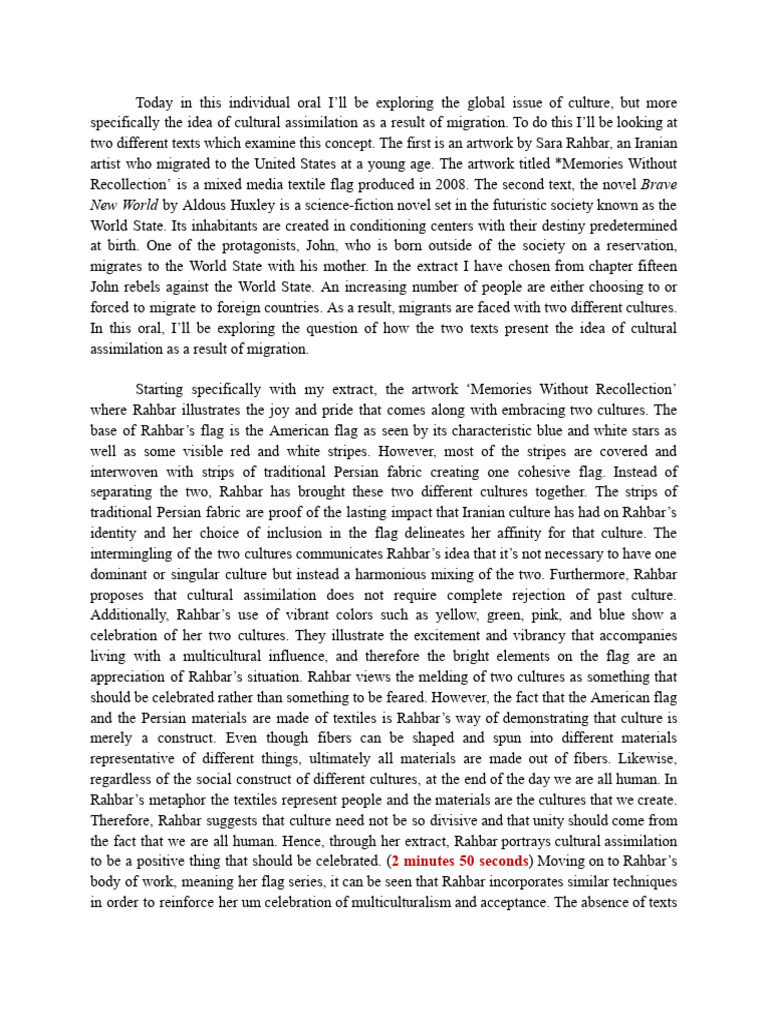 Sample English IO Transcript | PDF