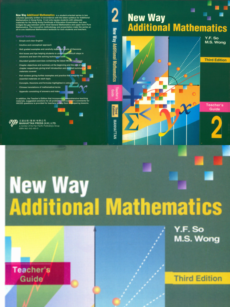Book 2 - New Way Additional Mathematics Third Edition (Teacher's ...