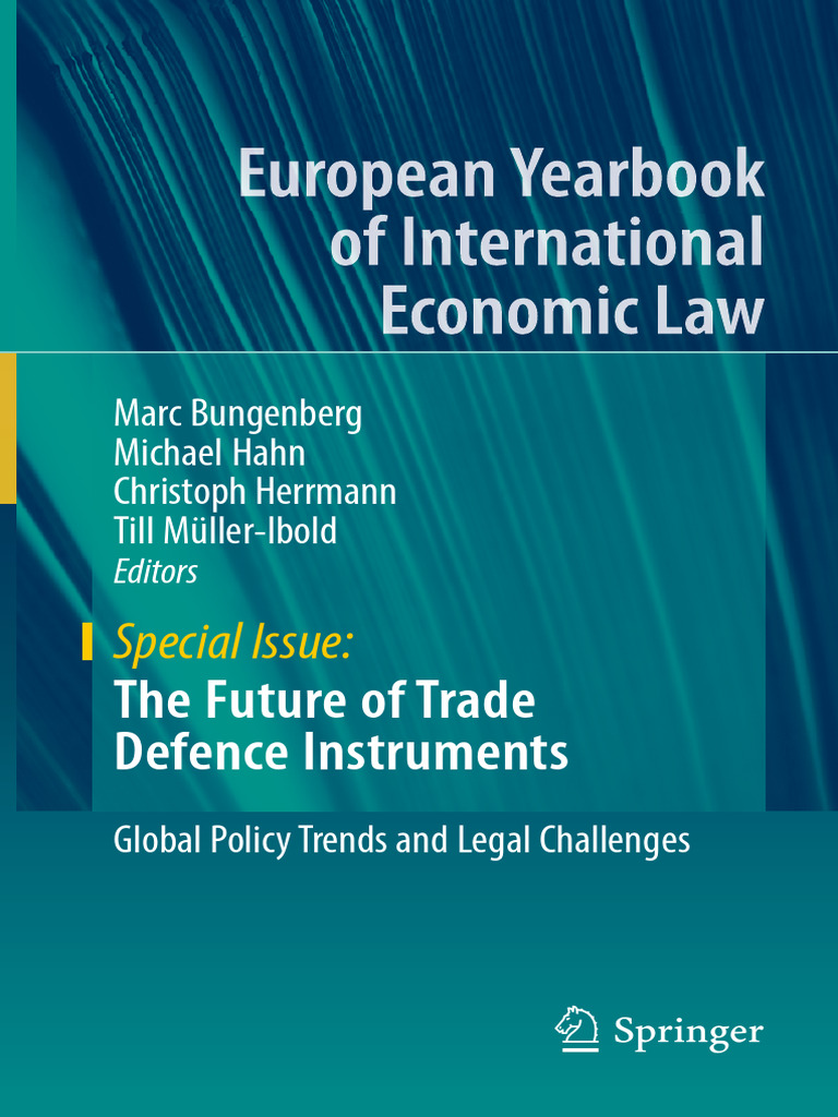 European Yearbook of International Economic Law: The Future of Trade ...
