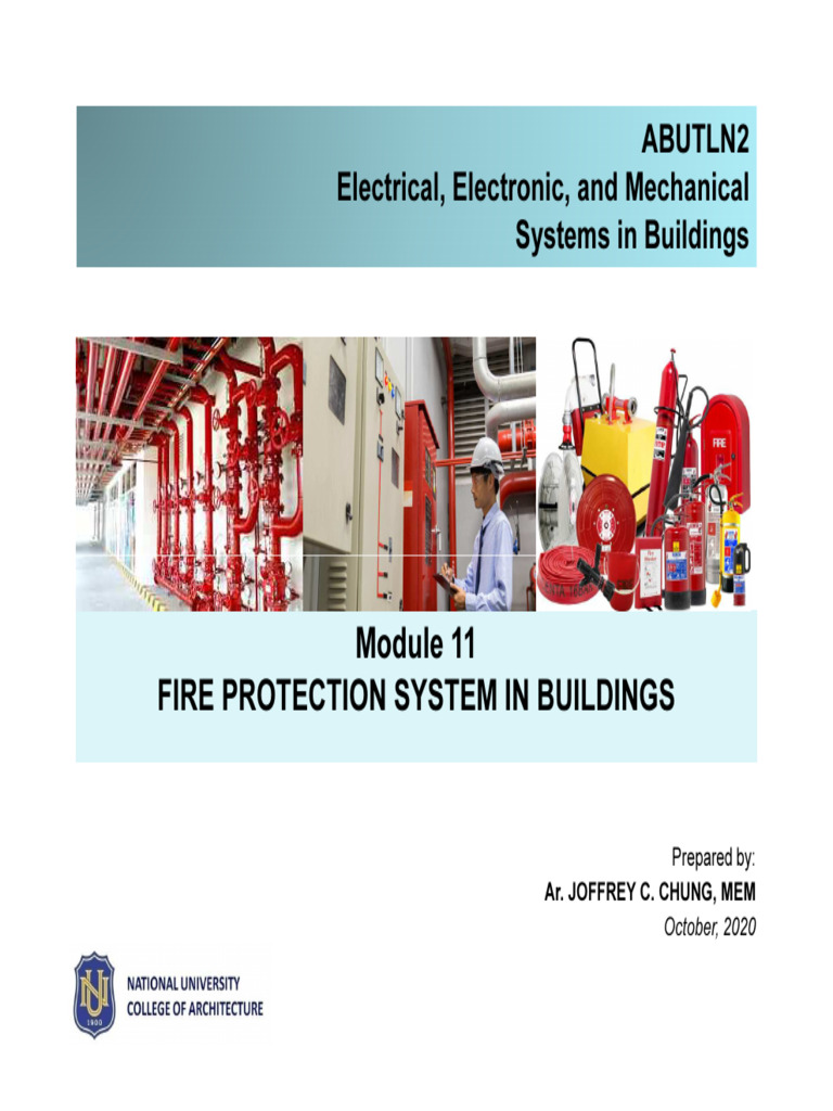 Fire Protection Systems in Buildings | PDF | Fire Sprinkler System ...