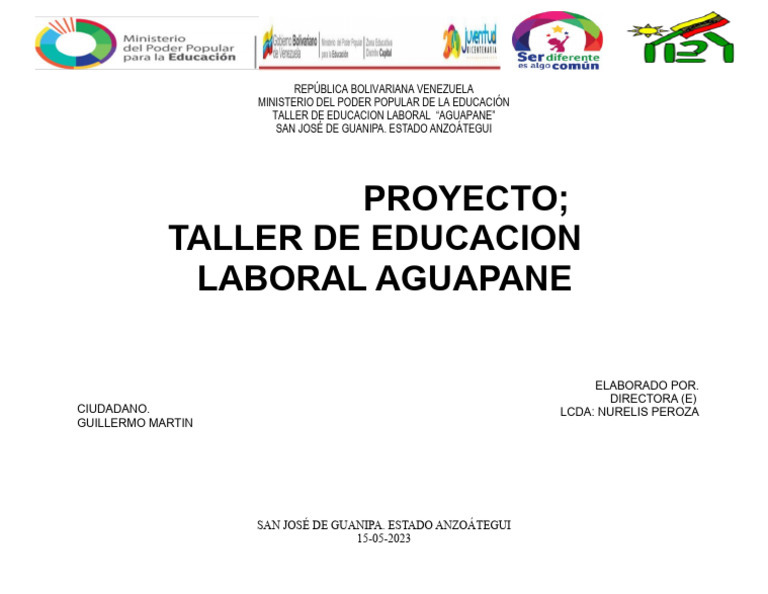 Portada de Proyecto | PDF