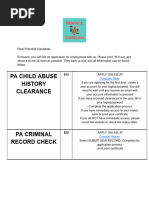 (NSOR) PA Child Abuse History Certification | PDF | Child Care | Justice