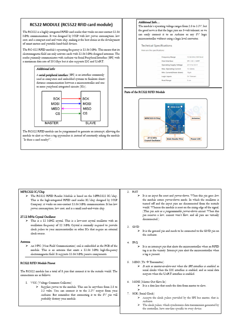 RC522 Module | PDF