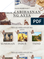 Ambag NG Kabihasnang Mesopotamia, Indus at Tsino | PDF