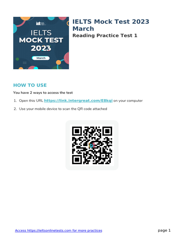 Ielts Mock Test 2023 March Pdf Climate Change Pesticide
