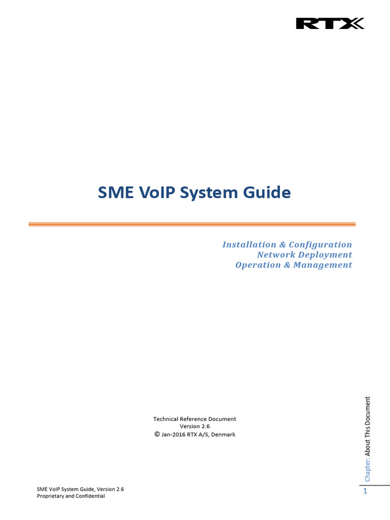 SME VoIP System Guide | PDF | Computer Network | Battery Charger