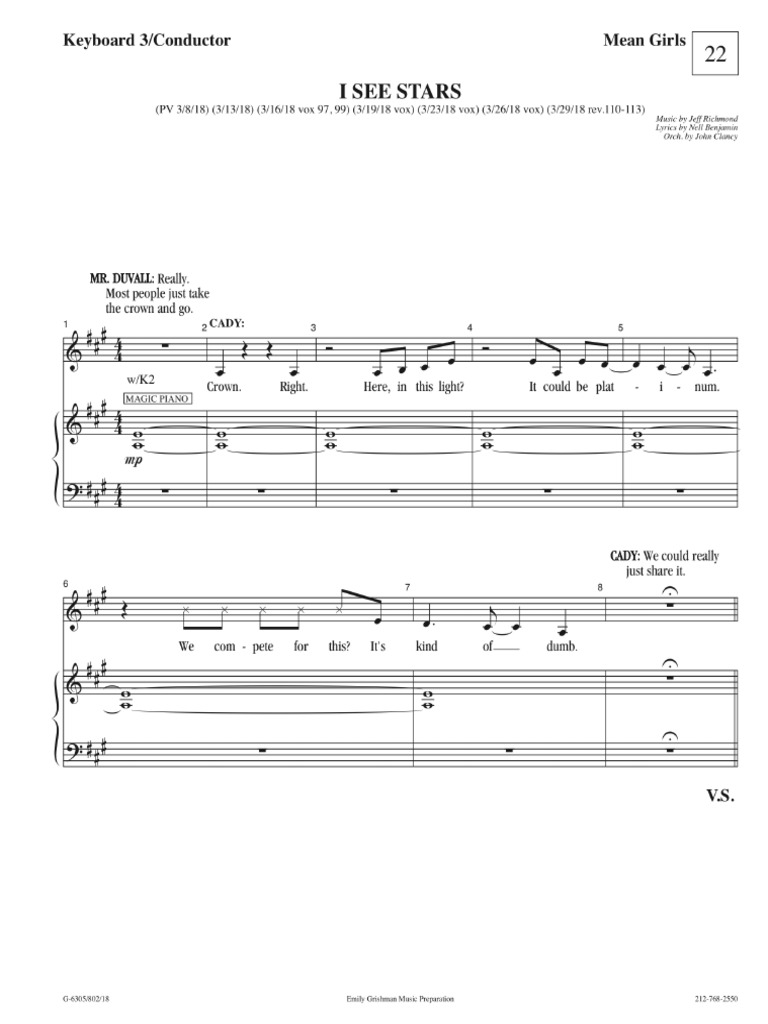 I See Stars - Mean Girls | PDF