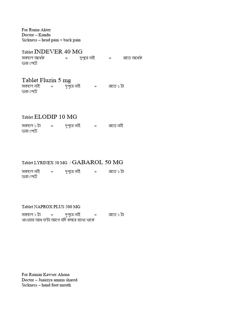 Tablet INDEVER 40 MG | PDF