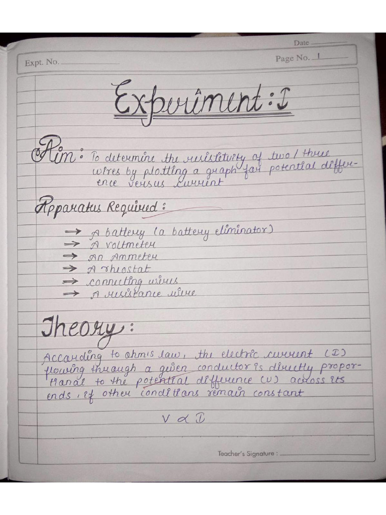 physics practical 2 | PDF