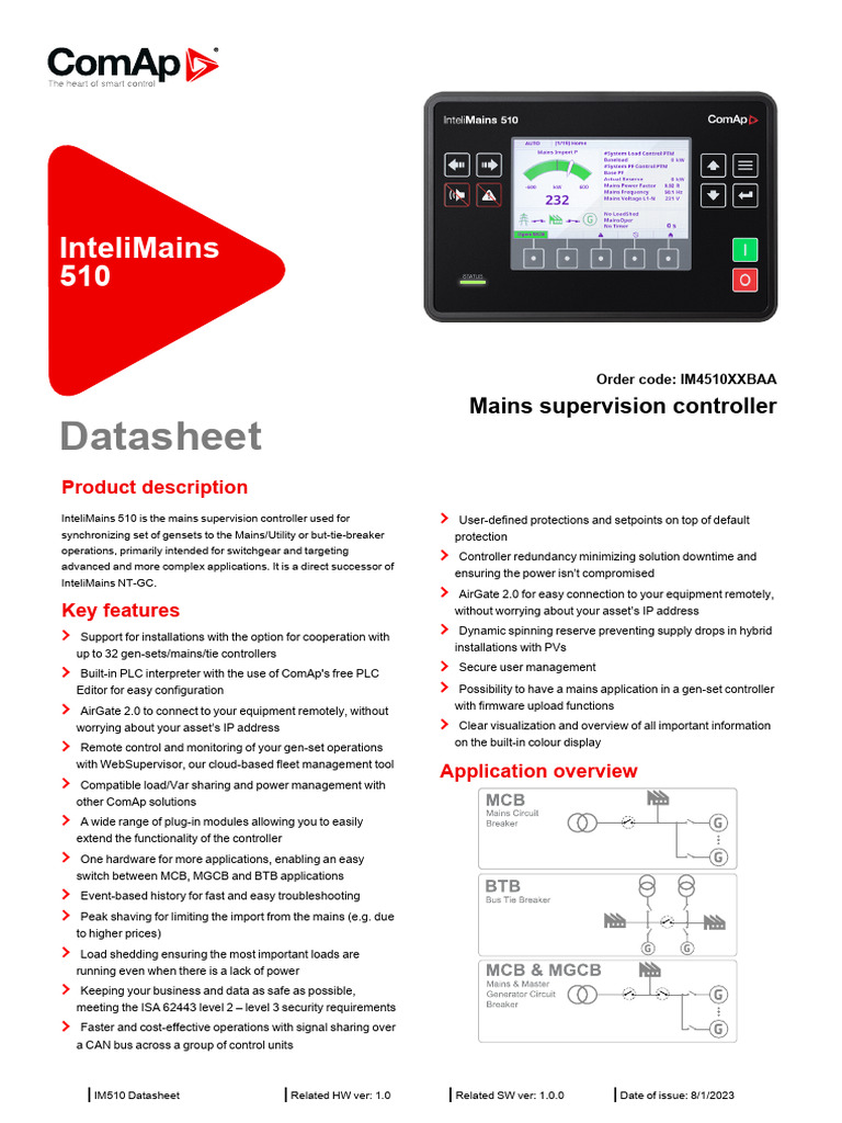 Intelimains 510 Datasheet | PDF
