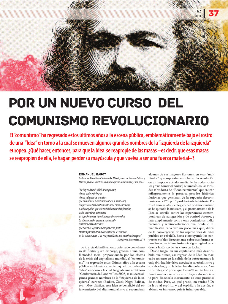 Por Un Nuevo Curso Del Comunismo Revolucionario | PDF | Comunismo ...