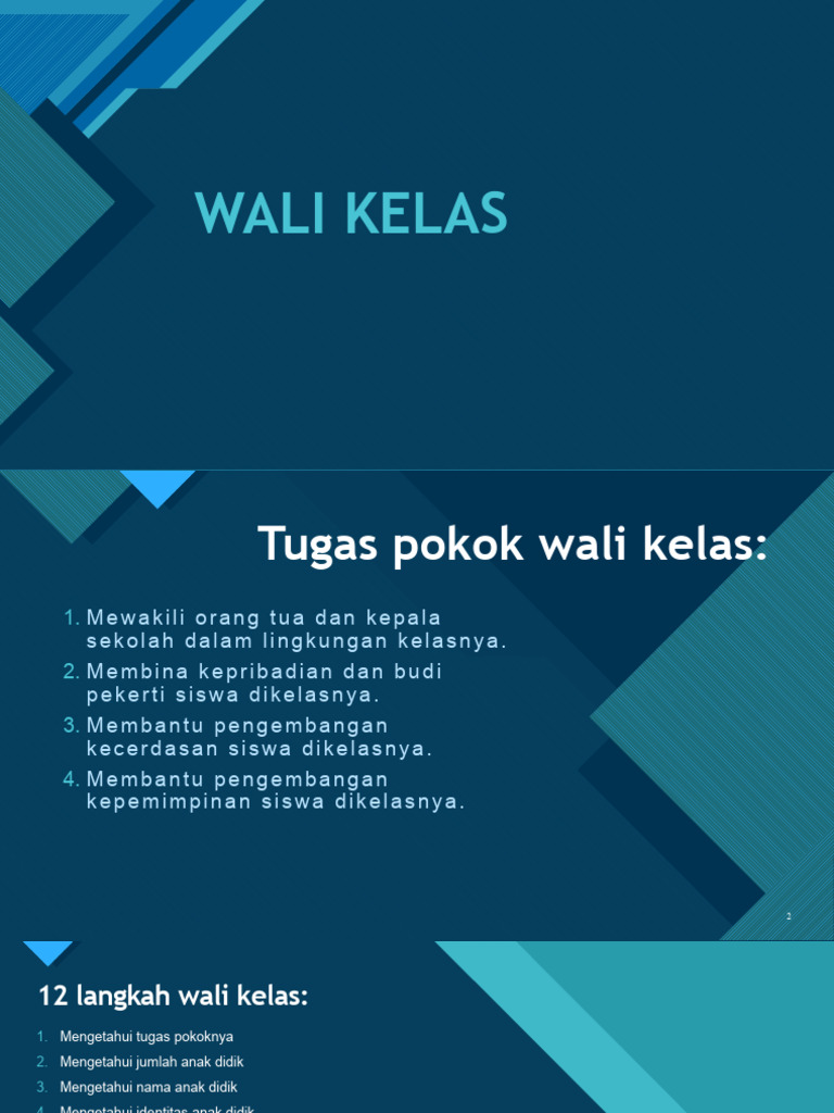 Wali Kelas | PDF