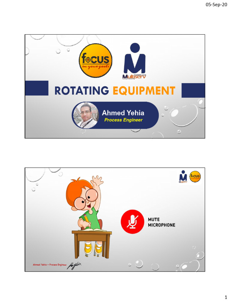Rotating Equipment Lec 1 | PDF | Pump | Turbomachinery
