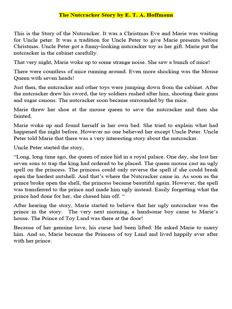 The Nutcracker Story | PDF