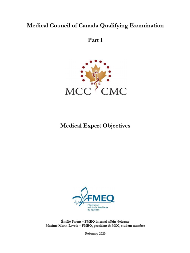 MCC Objectives | PDF | Multiple Choice | Clinical Medicine