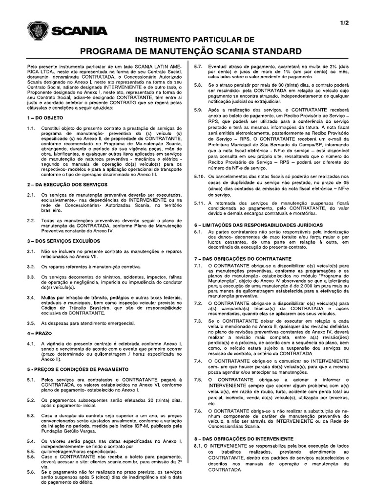 Scania Standard | PDF