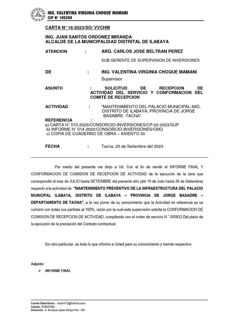 CARTA 16 | PDF