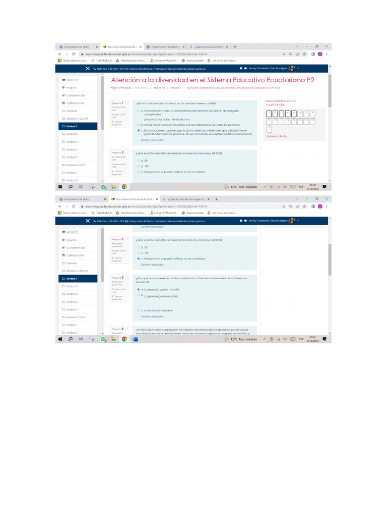 Eva Modulo 1 Unidad 1 | PDF