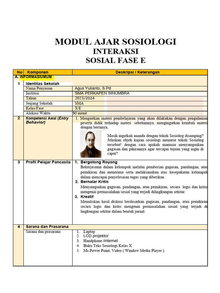 Modul Sosio Edit | PDF