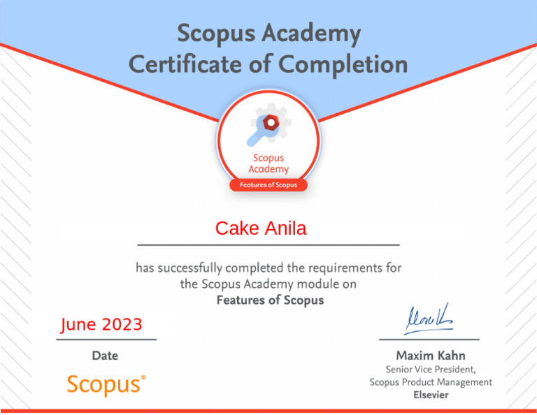 Scopus Academy - Features of Scopus | PDF