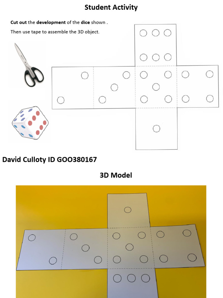 3D Model Assembly Student Activity | PDF | Art