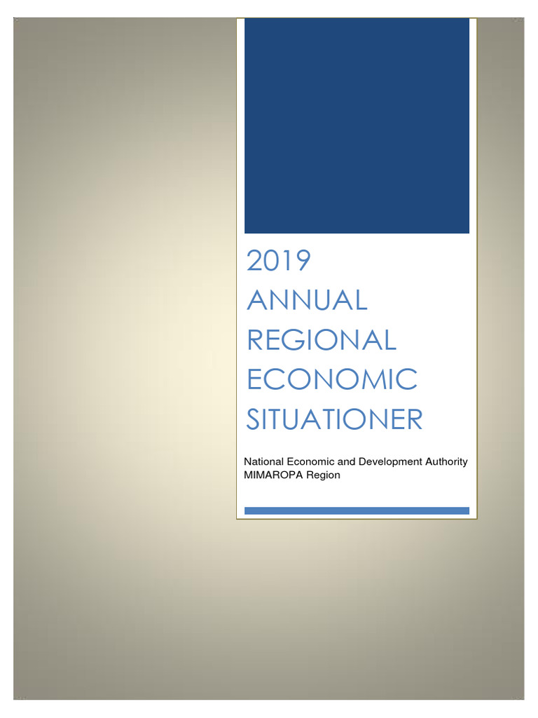 MIMAROPA 2019 ARES With Cover | PDF | Inflation | Consumer Price Index