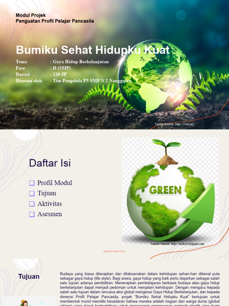 MODUL PROJEK-GAYA HIDUP BERKELANJUTAN | PDF MODUL PROJEK-GAYA HIDUP BERKELANJUTAN | PDF
