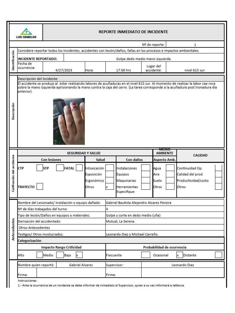 Reporte Flash (1) | PDF