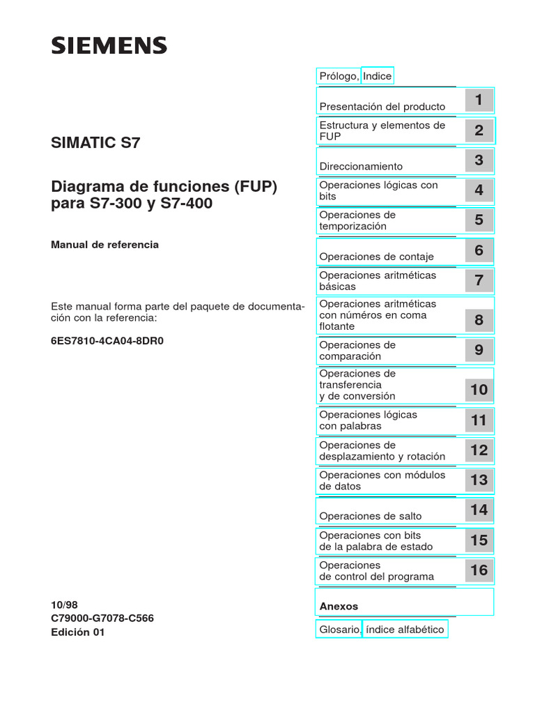 S7-300 Diagrama Funciones FUP | PDF | Lenguaje de programación ...