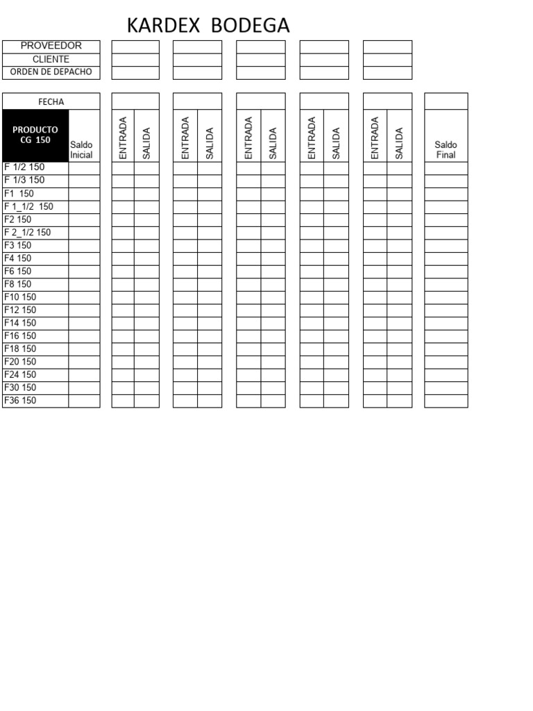 Tarjetas Kardex | PDF