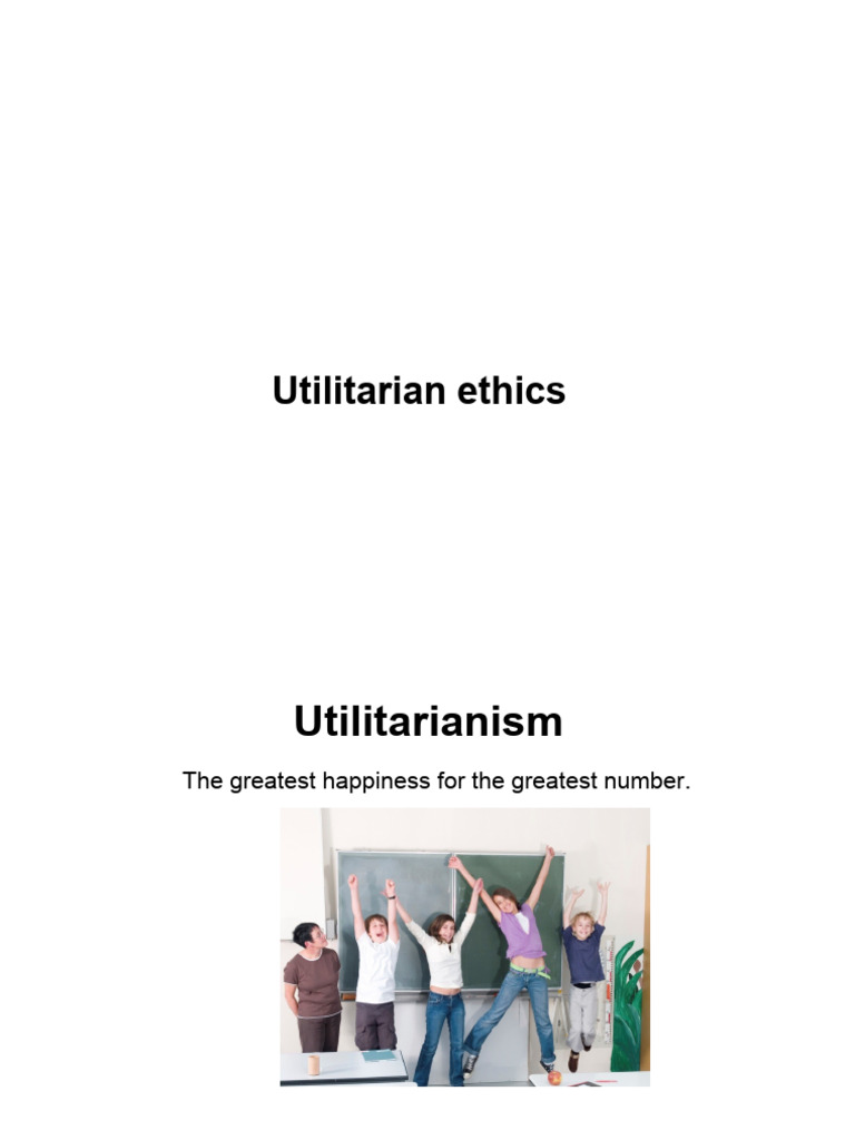 Utilitarianism Note | PDF