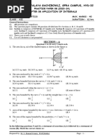 Mathematics Class 12 Case Study Questions | PDF | Function (Mathematics) | Trigonometric Functions