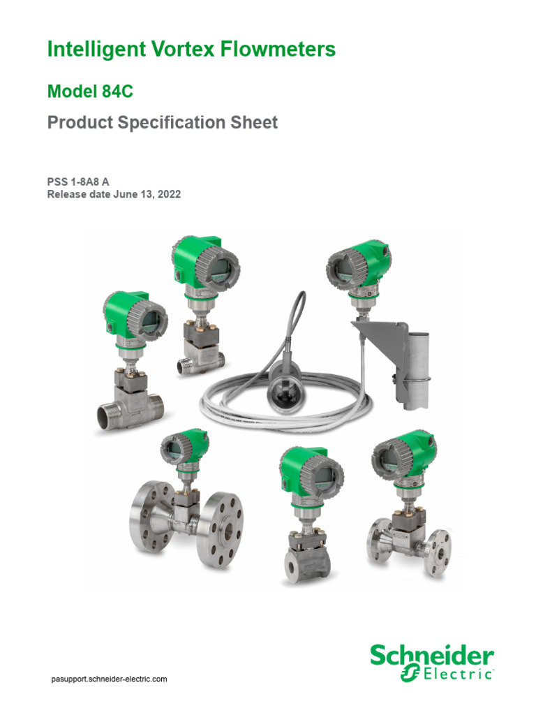 Pss 1-8a8a M | PDF | Flow Measurement | Steam
