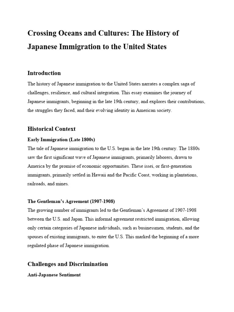 Crossing Oceans and Cultures | PDF