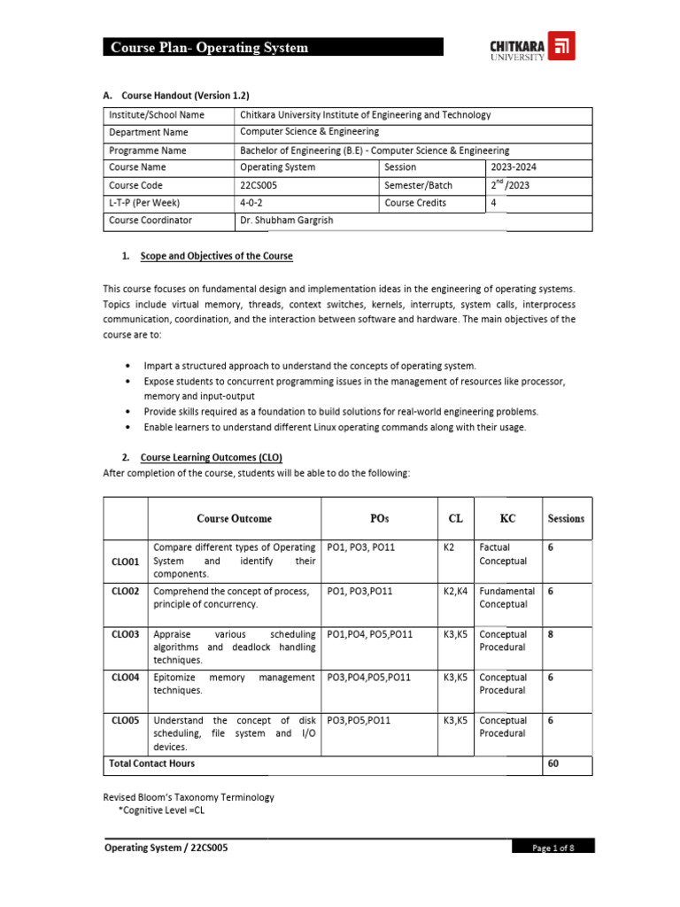 Os Cho Pdf Scheduling Computing Process Computing 2976