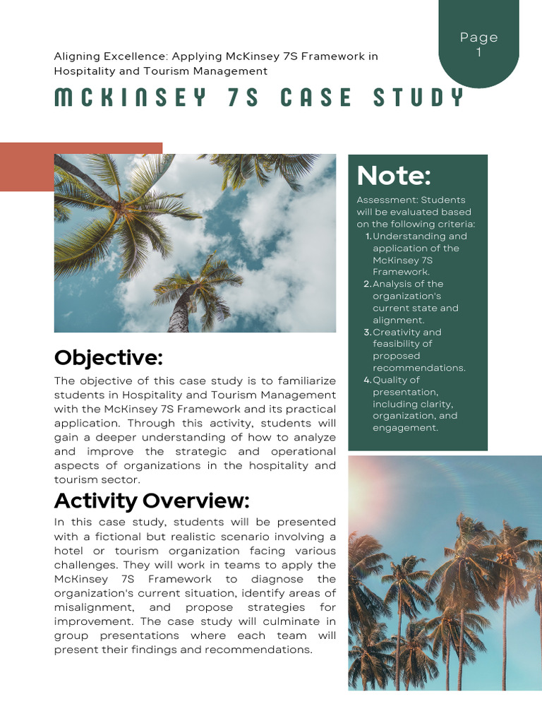 Aligning Excellence Applying McKinsey 7S Framework in Hospitality and ...