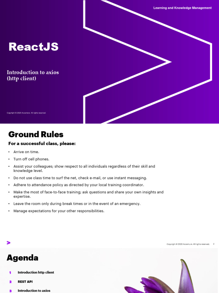 ReactJS - Introduction To Axios 1 | PDF