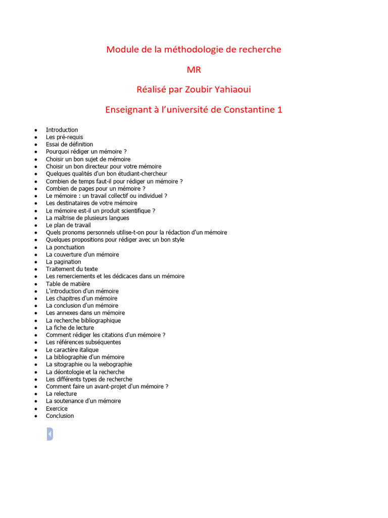 Module de La Methodologie de Recherche | PDF | Phrase | Ponctuation