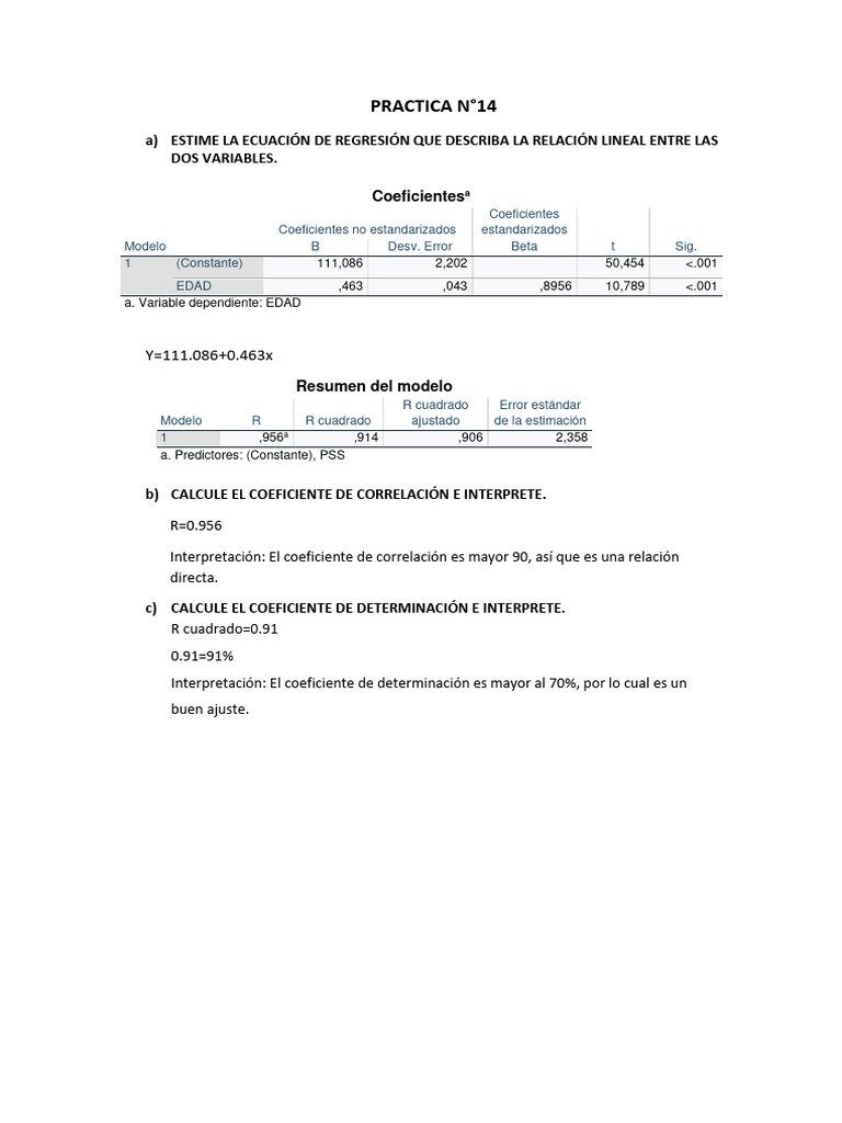 Practica 14 - Estadistica | PDF